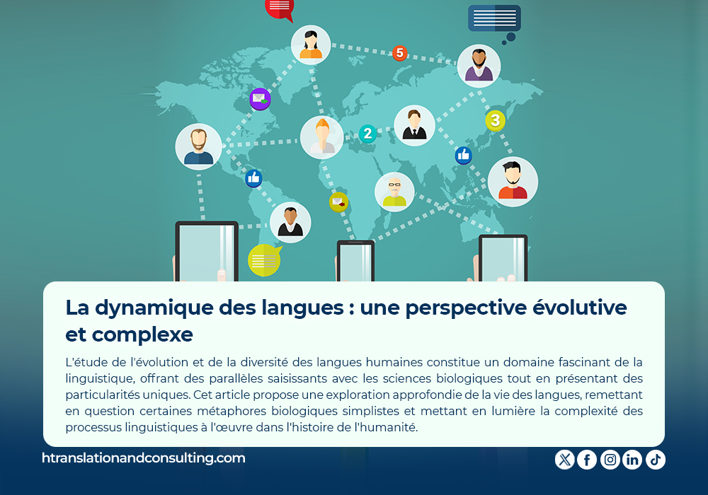 La dynamique des langues : une perspective évolutive et complexe - H ...